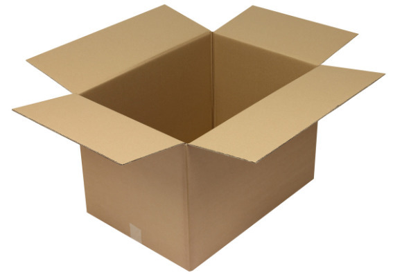 Corrug. cardb folding box, double wall, int. dimens. 650 x 460 x 430 mm ...
