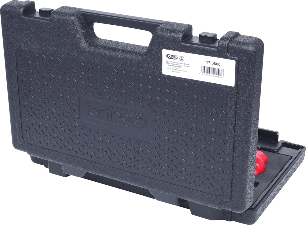 Jeu de 9 clés à douilles isolées 1/2" KS Tools, 1000 V, 10-21 mm, avec cliquet et douilles