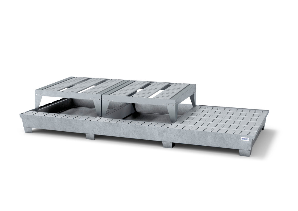 IBC Spill Containment Pallet - 3 IBC Totes - Dispensing Area + 2 ...