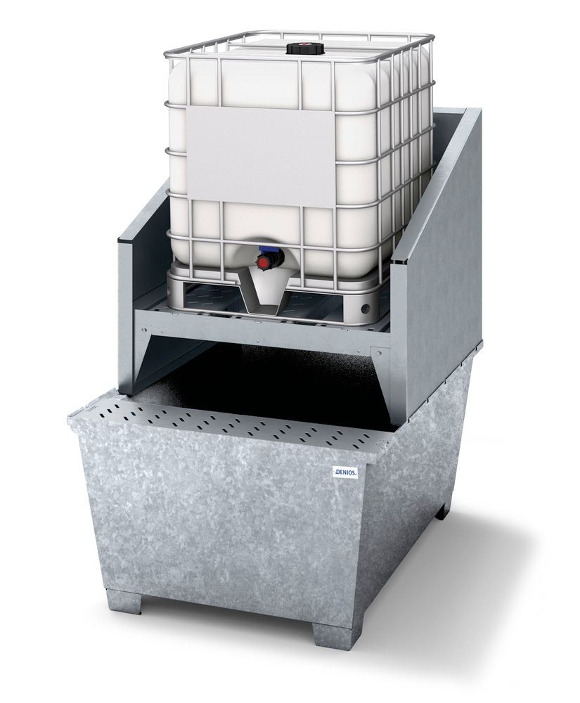 IBC Spill Containment Pallet - 1 IBC Tote - with Platform and Splash ...