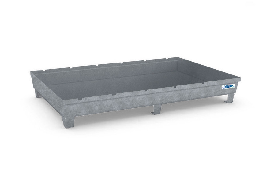 Spill Containment Pallet - 6 Drum Capacity - No Grating - Forklift ...